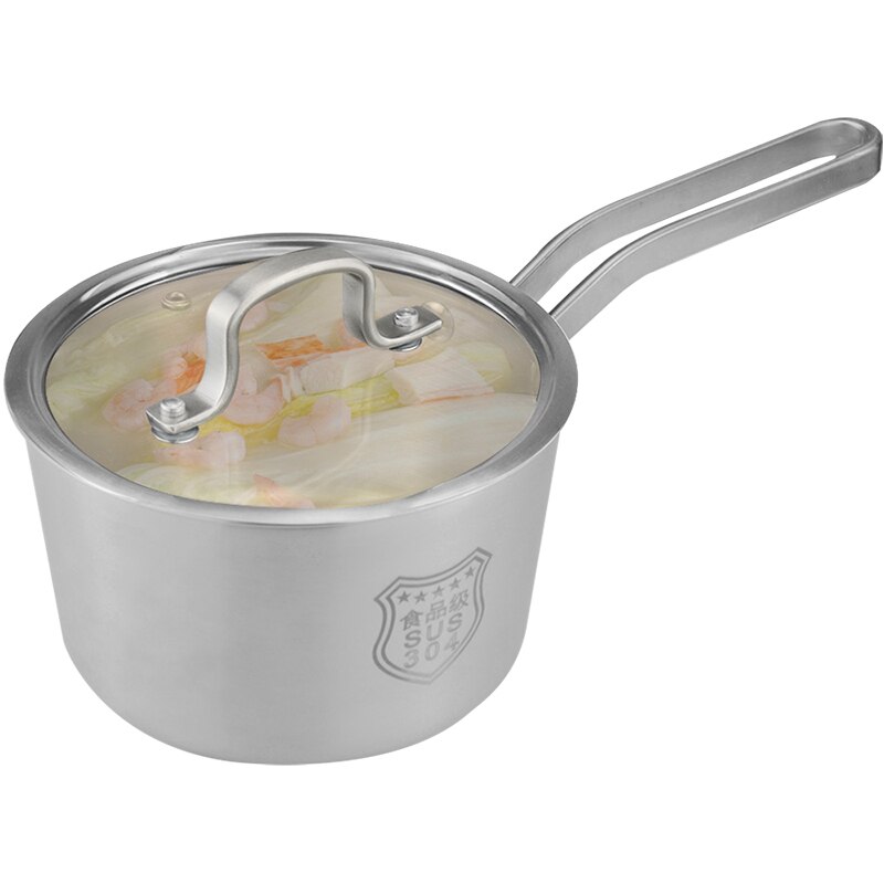 304 Stainless Steel Milk Pot Single Handle Soup Po... – Grandado