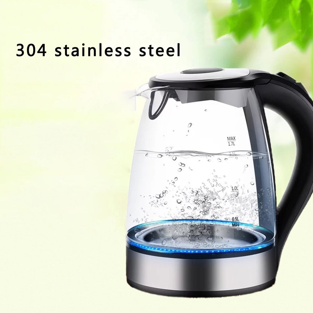 1.7L 2200W LED Illuminated Glass Kettle Electric R... – Vicedeal