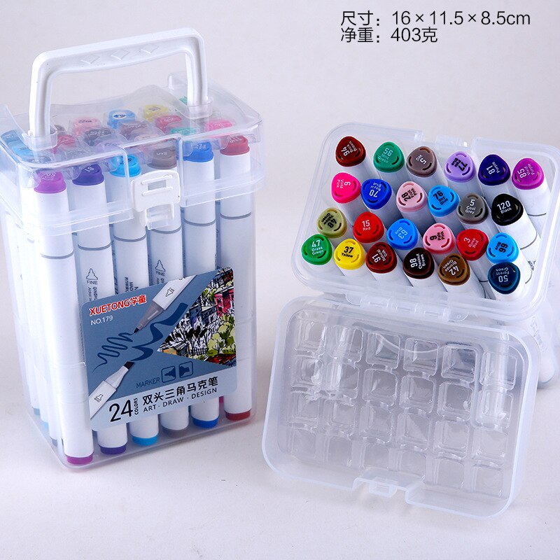 12/18/24/36/48/60 Kleur Markers Set Manga Tekening... – Grandado