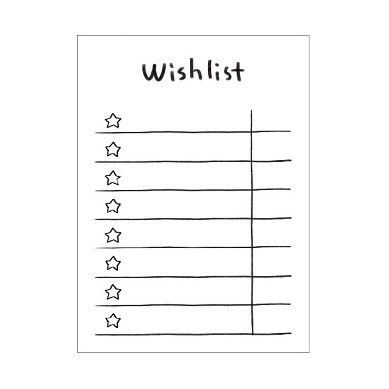 50 Sheets Note Papers Mini Writing Pad Pocket Plan... – Grandado