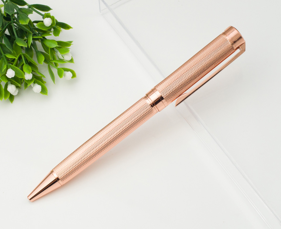 0.7mm Zwarte Inkt Balpen Pennen Canetas Gold Pen G... – Vicedeal