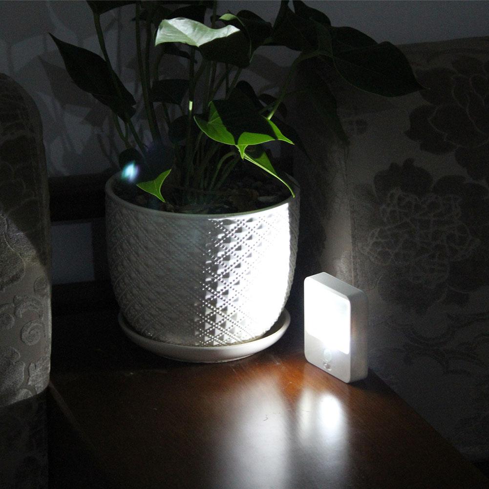 Adhesive LED Night Lamp Plastic Square Emergency W... – Grandado