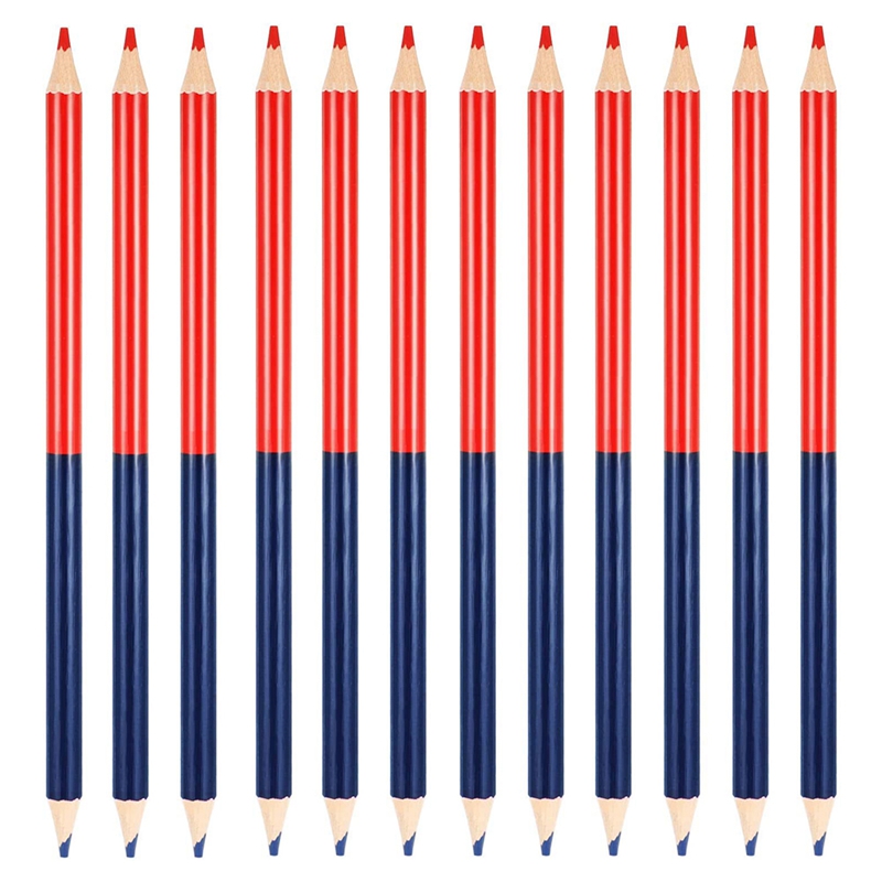 Checking Pencils Red and Blue Erasable Pencils Pre... – Vicedeal