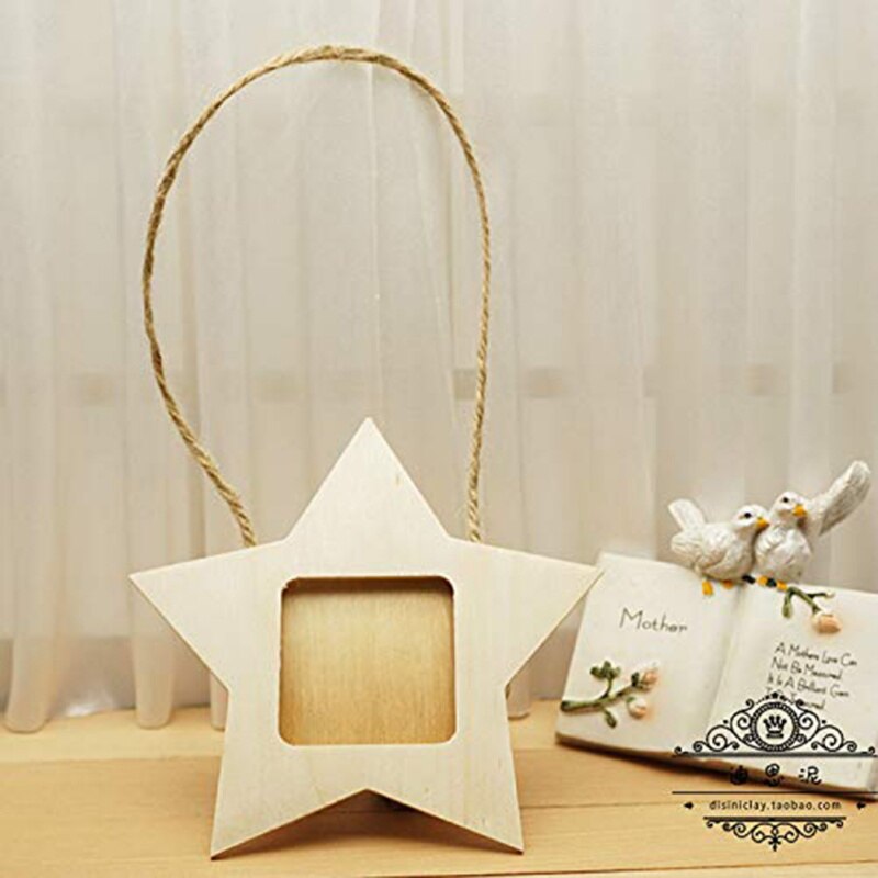 10PCS Christmas DIY Wooden Photo Frame Hanging Pap... – Grandado