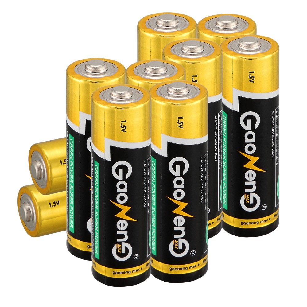 10 stks gaoneng max aa alkaline batterijen 1.5 v b... – Vicedeal