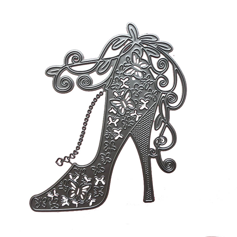 Embossing High Heeled Shoe Metal Cutting Dies scra... – Grandado