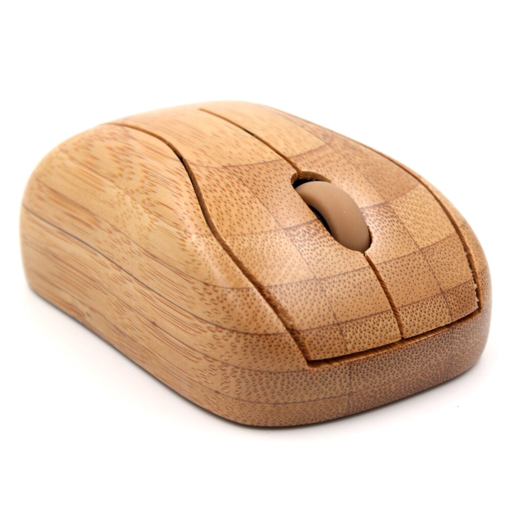 Techase MG93 Mouse Bamboo Mause 2.4GHz Wireless Mi... – Grandado