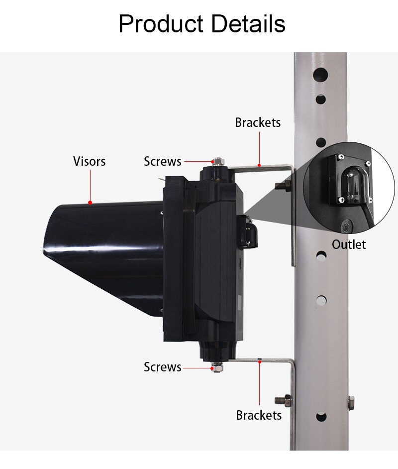 Easy Installation 200mm LED Red Cross Green Arrow ... – Grandado