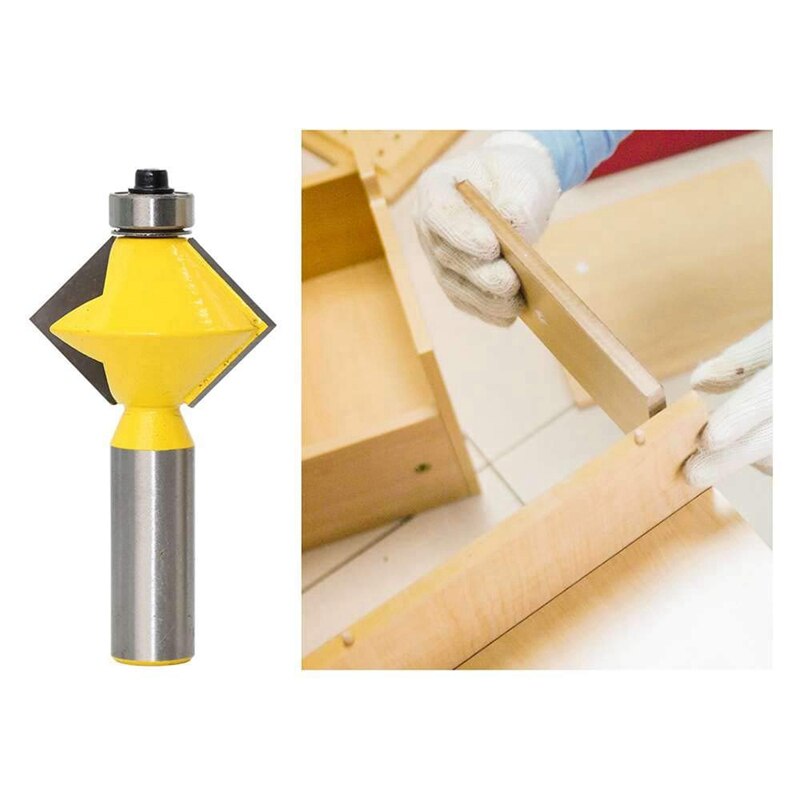 2Pcs 90 Degree V Tingue Groove Edge Banding Router... – Grandado