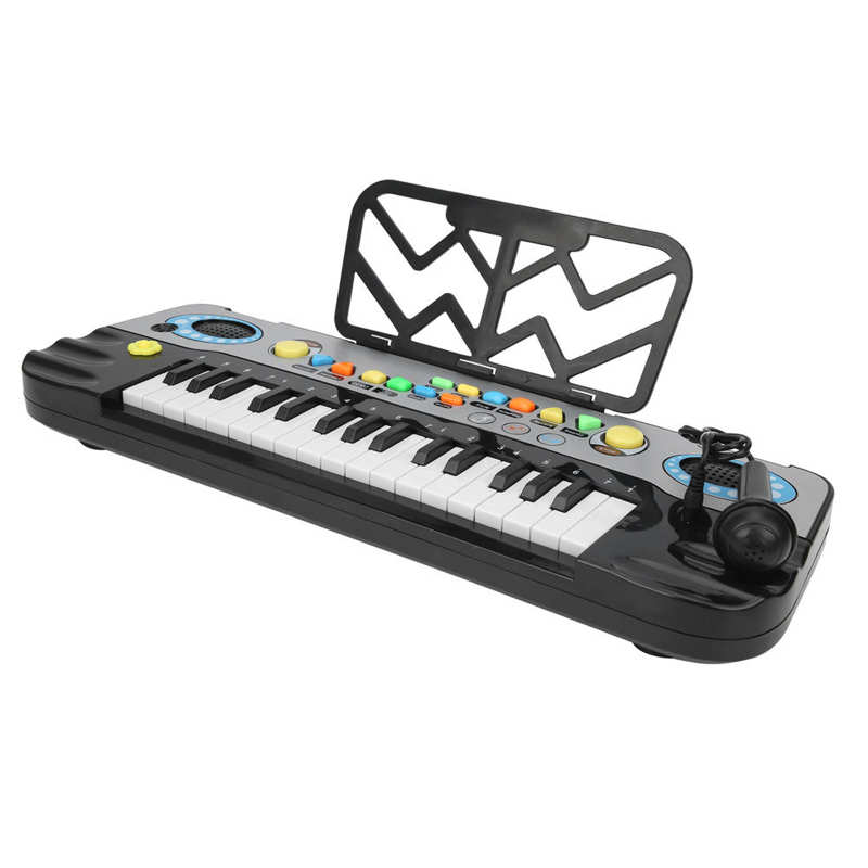 32-Key Piano Keyboard Toy with Microphone Educatio... – Grandado