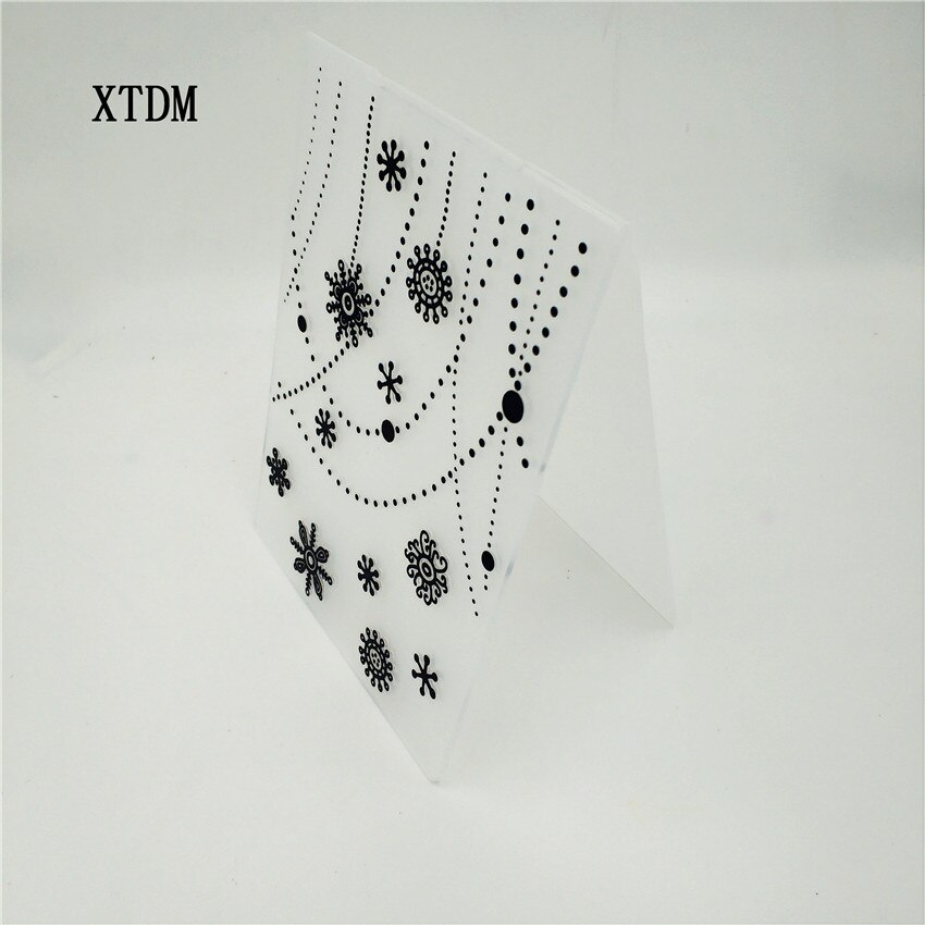 plastic snowflake template craft card making paper... – Grandado