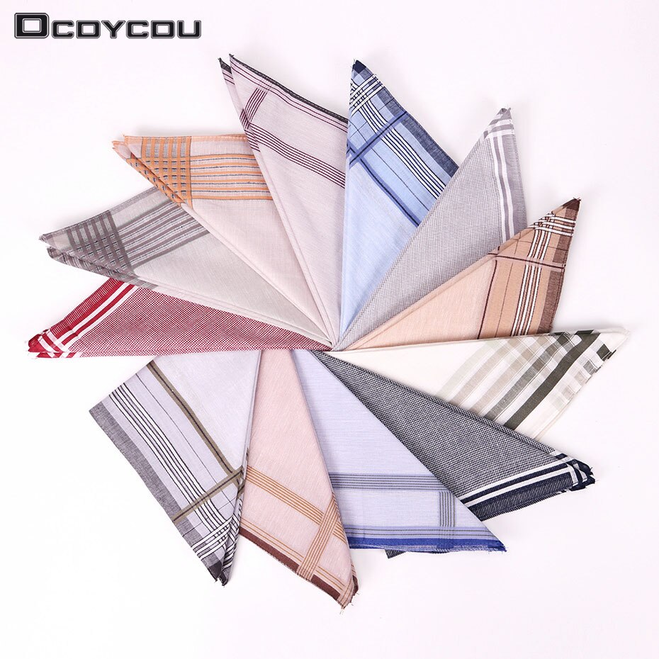 3PCS Classic Pattern Men Plaid Pocket Handkerchief... – Vicedeal