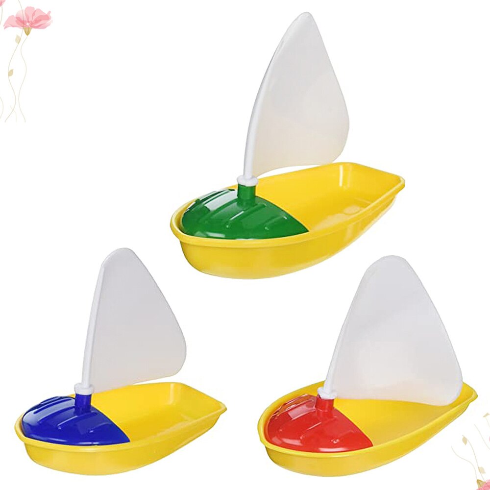 1 Set 3pcs Mini Sailing Boat Toys Kids Bath Toys B... – Vicedeal
