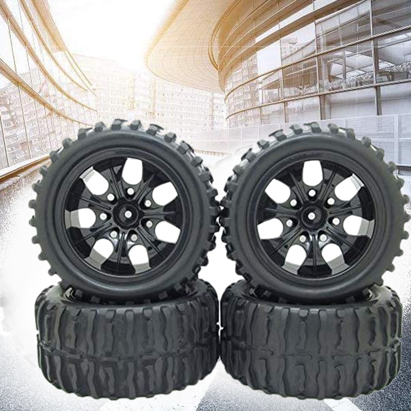 12mm Hub Felge und Reifen 1:10 aus-Straße RC Auto Buggy Reifen mit ...