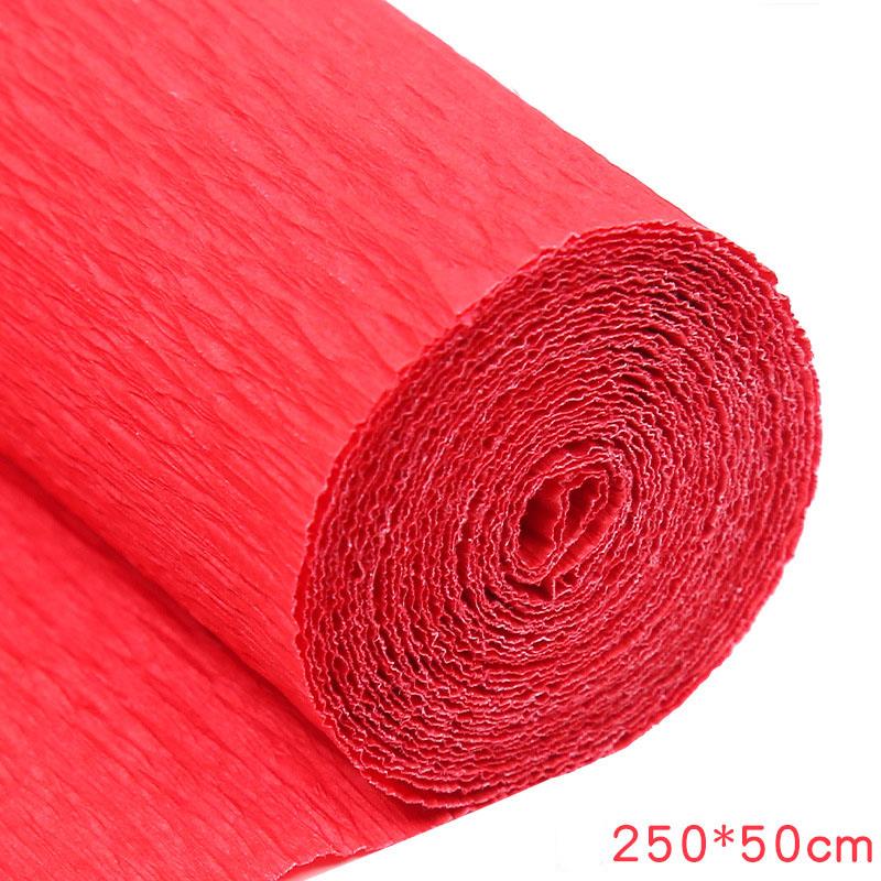 17 Colors 250x50cm Colored Crepe Paper Roll Origam... – Grandado