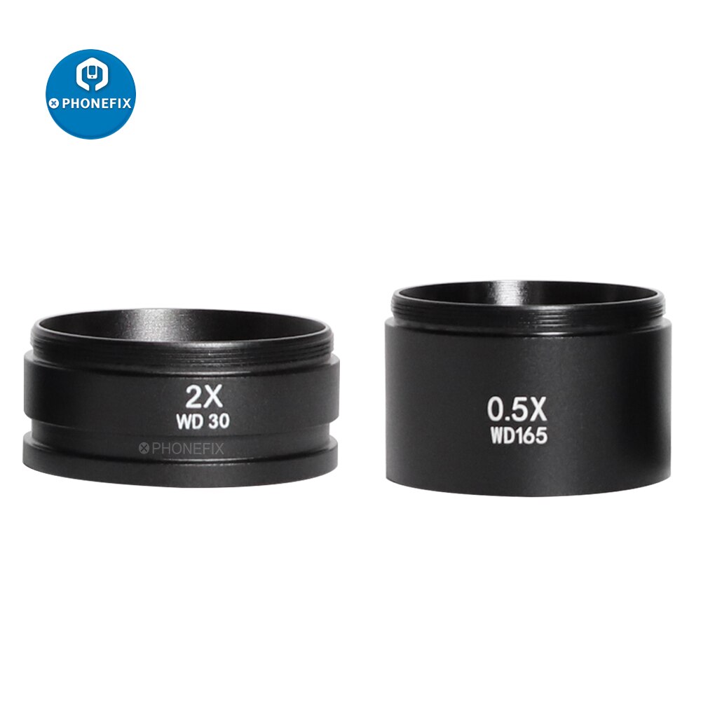 0.3X 0.7X 1X 0.5X 2.0X Microscoop Objectief WD30 W... – Grandado