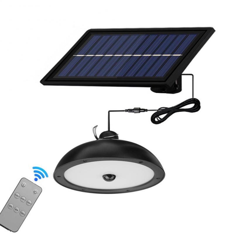 Solar LED Pendant Light Double Head Split Outdoor ... – Grandado