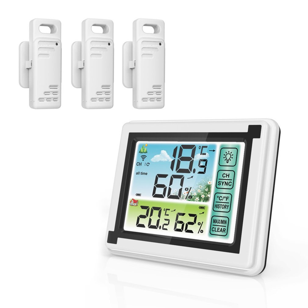 Color Screen Indoor And Outdoor Wireless Temperatu... – Vicedeal