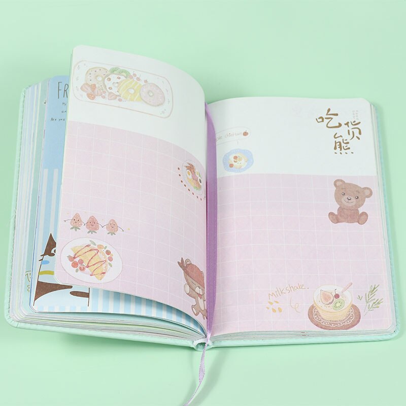 3D Cute bear Decompression Notebook Student Planne... – Grandado