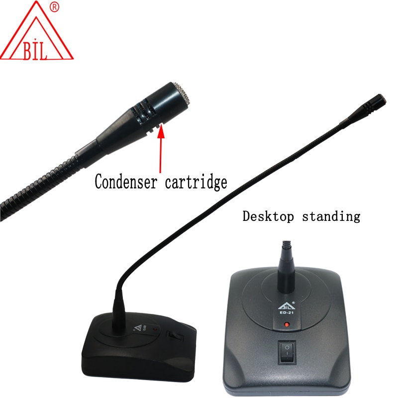 BIL ED-21 Desktop Standing Conference Microphone M... – Vicedeal