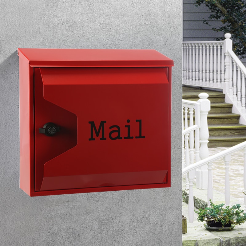 Retro Classic Rainproof Villas Mailbox Outdoor Loc... – Vicedeal