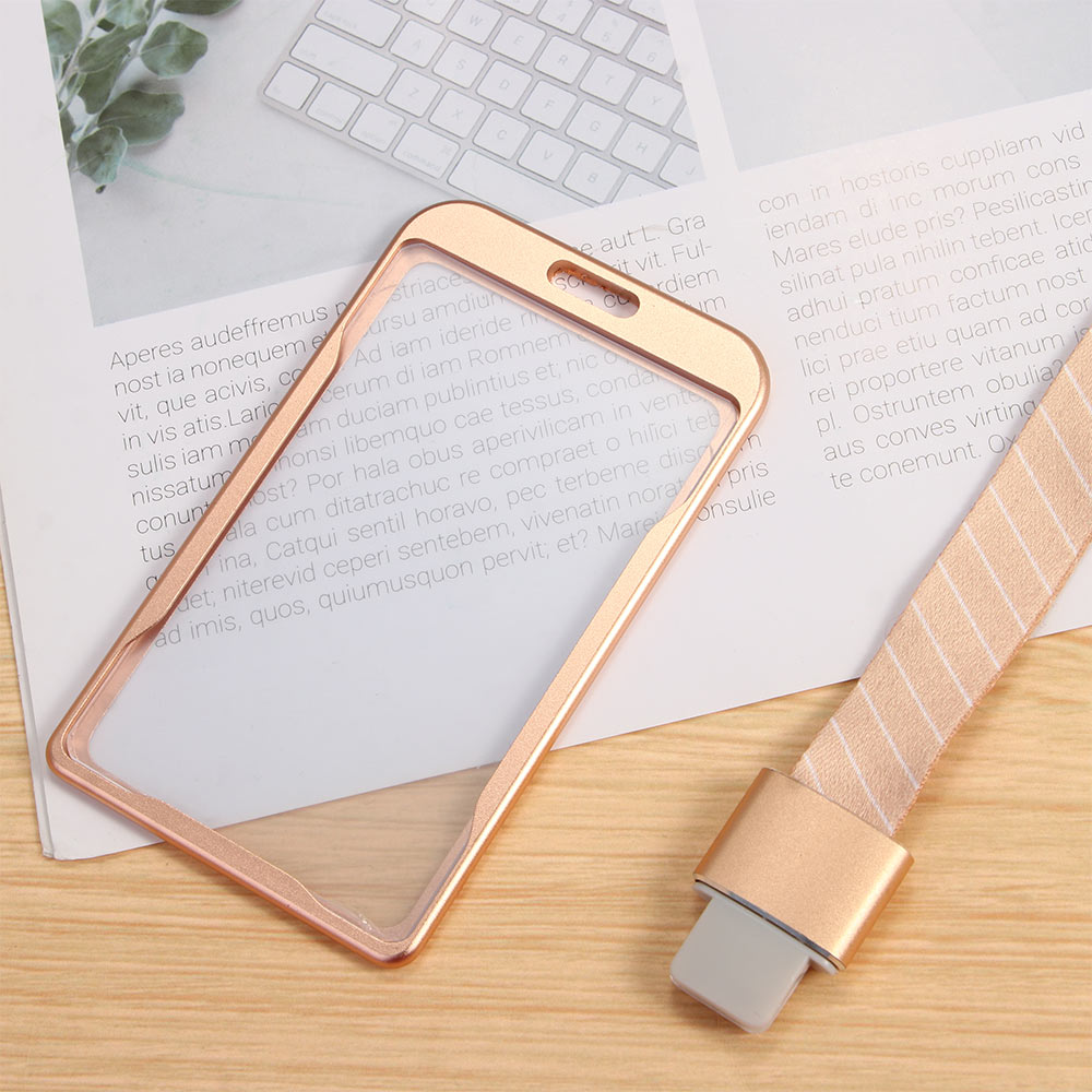 1Pc Metal ID Badge Card Holder Business Security P... – Grandado