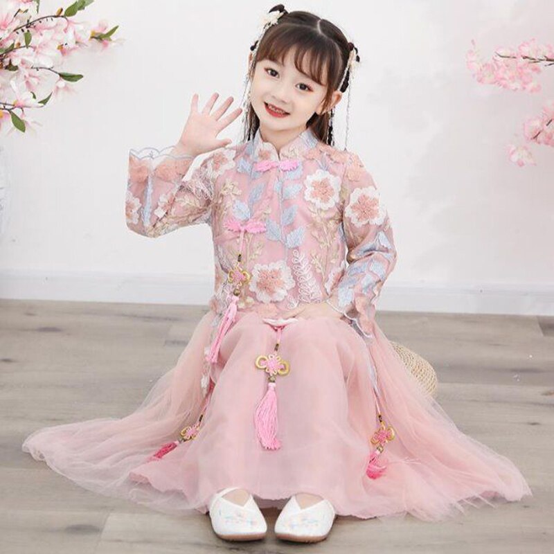 Lace Sequins Hanfu Formal Evening Gown Tutu Prince... – Grandado