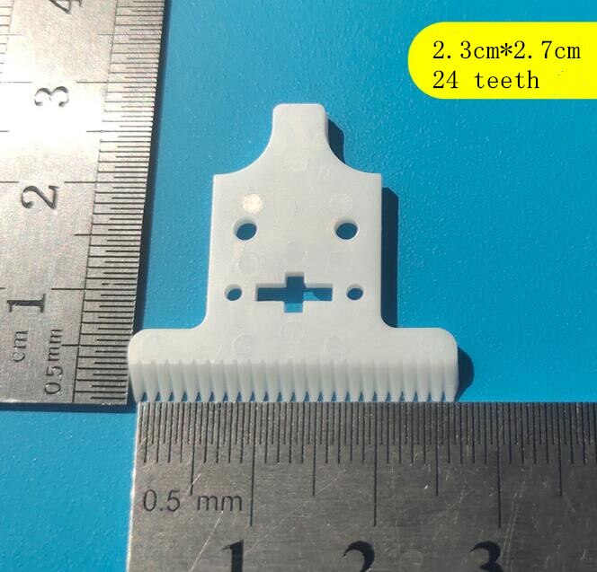 5pcs 24 teeth white zirconia ceramic clipper blade – Vicedeal