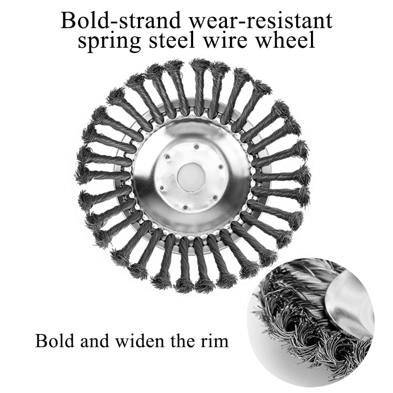 Grass Trimmer Lawn Mover Head 6/8 Inch Steel Wire ... – Vicedeal