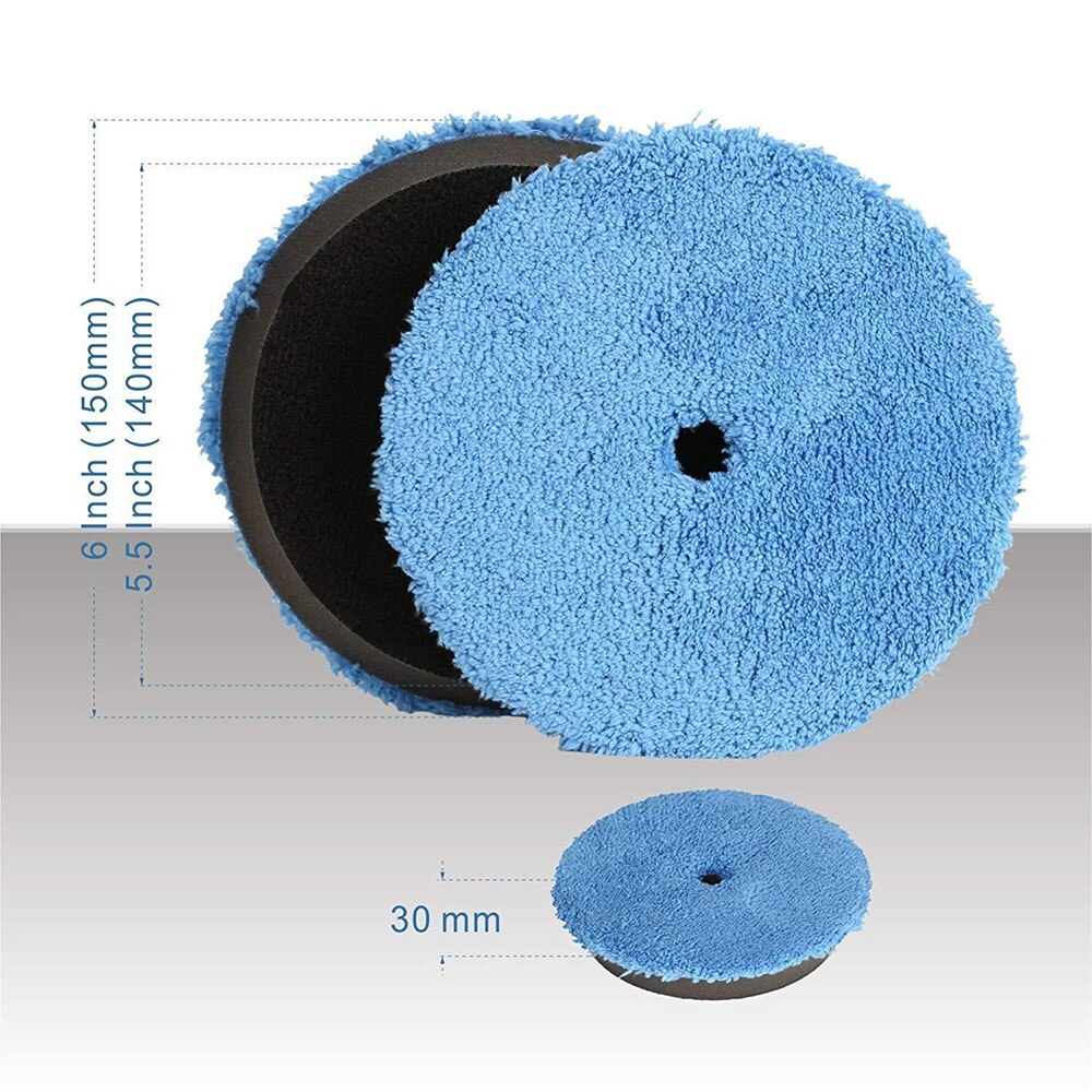 Micro Fiber 3 Pcs Fast Finishing Polishing Pad 6 I... – Grandado