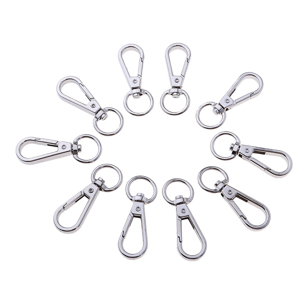 MagiDeal 10Pcs Alloy Swivel Clasps Snap Car Keycha... – Vicedeal