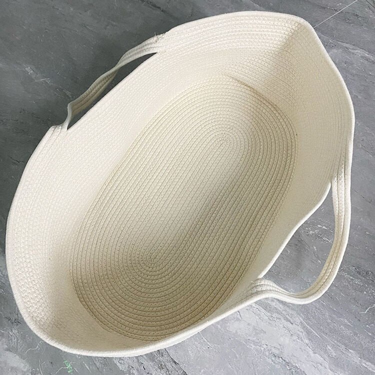 Portable Baby Moses Basket Cotton Rope Woven Crib ... – Grandado