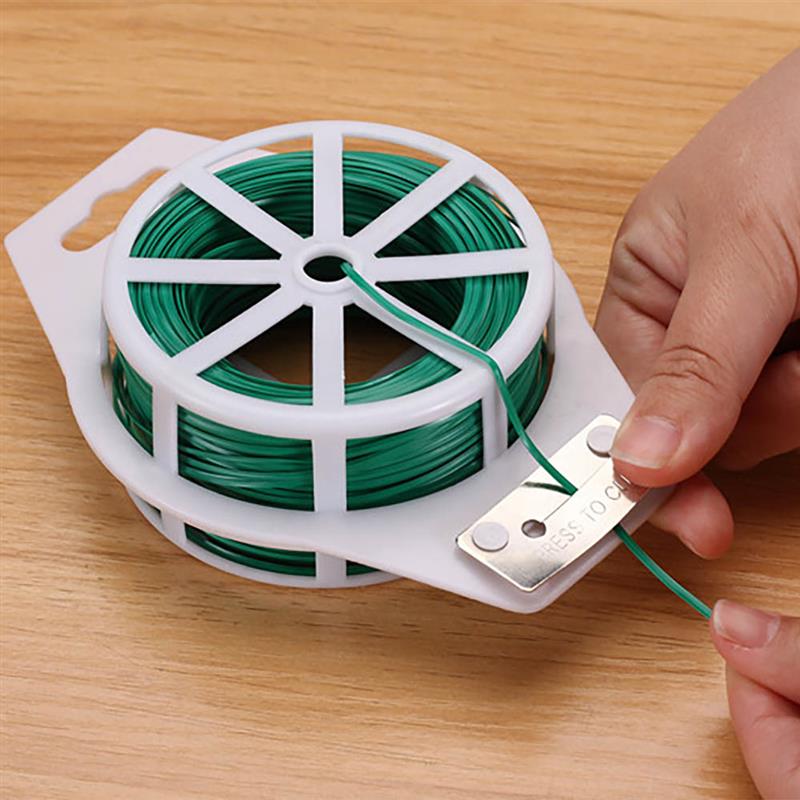 Gardening Twist Tie 100m/50m Plastic-Coated Wire B... – Grandado