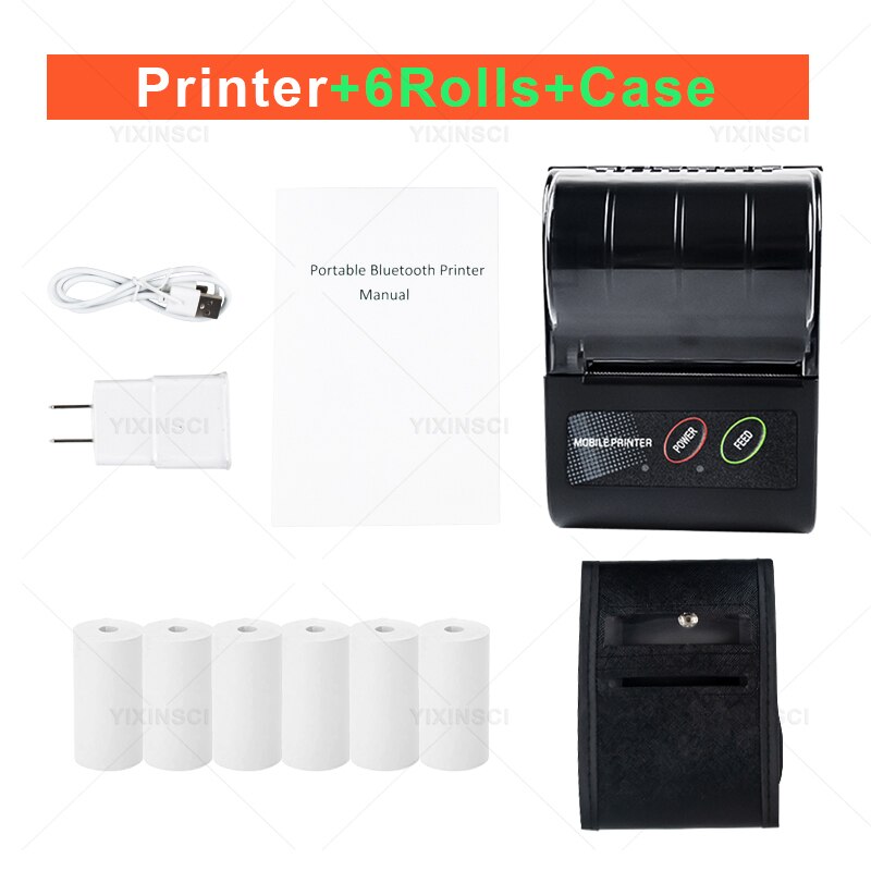 58mm Portable Bluetooth Thermal Receipt Printer Mi... – Vicedeal