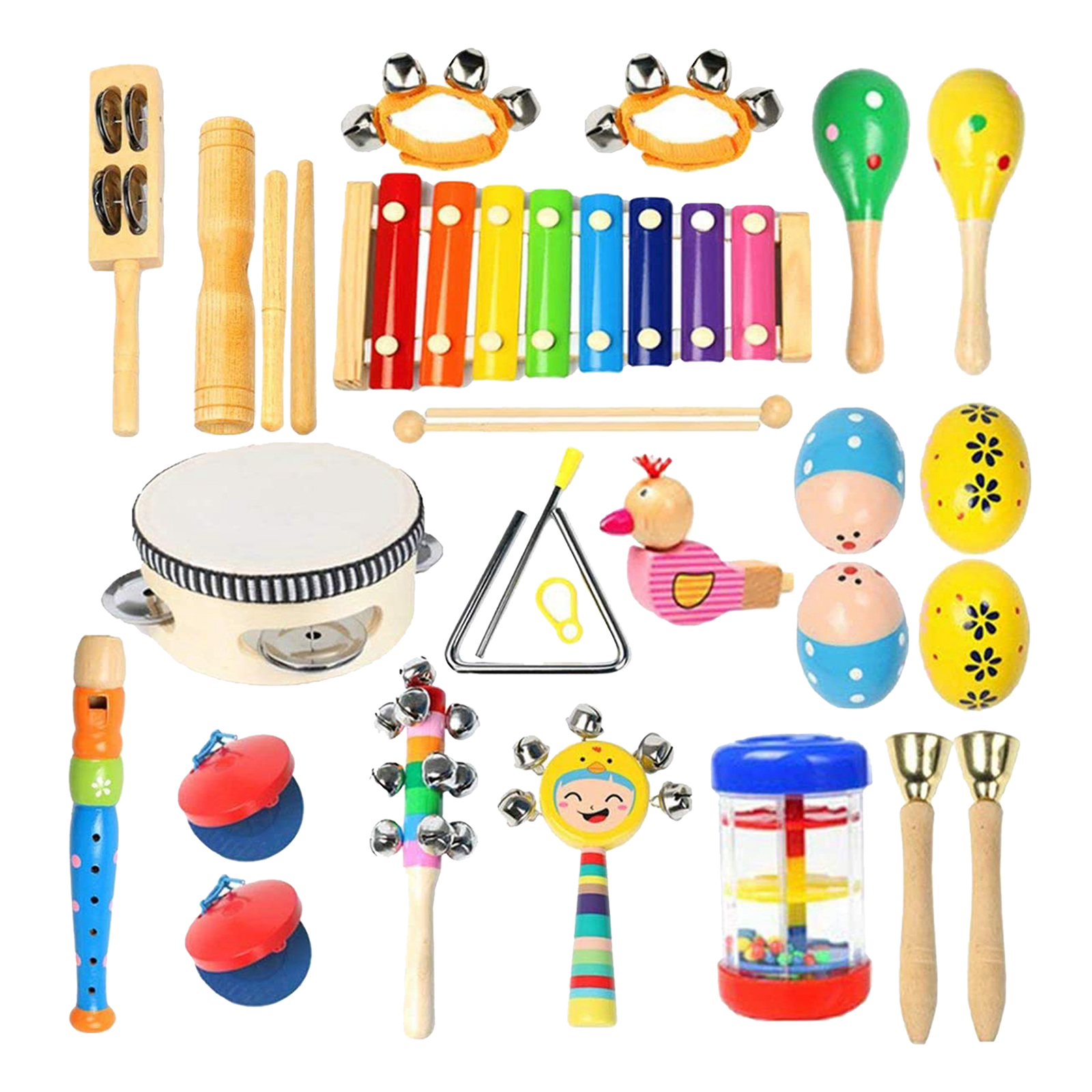 Toddler Musical Instruments Ehome 15 Types 22pcs W... – Vicedeal