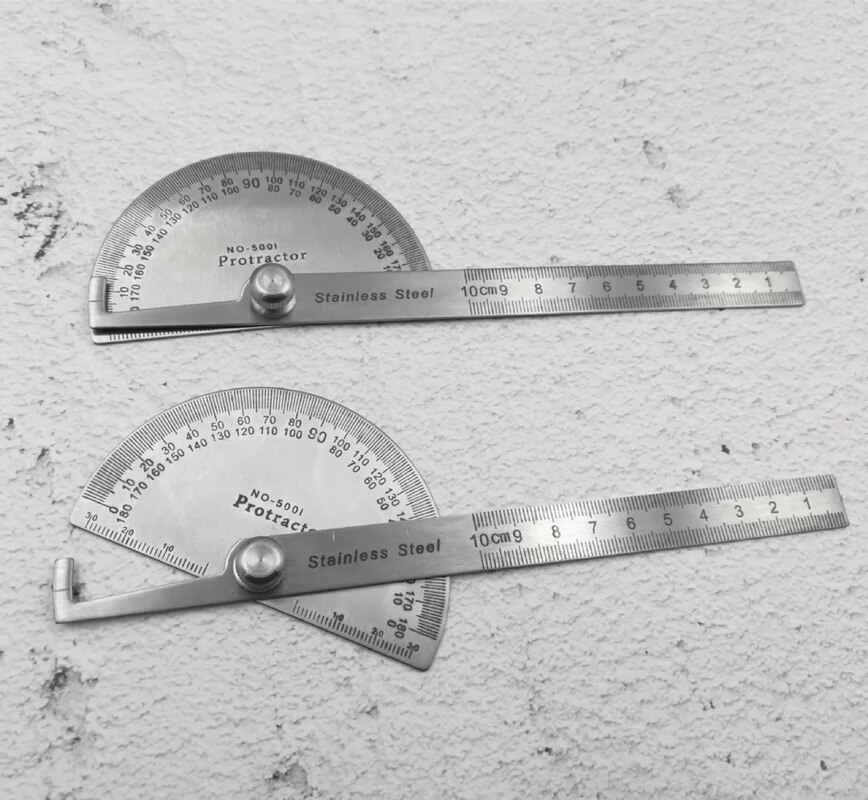 180 Degree Adjustable Protractor multifunction sta... – Grandado