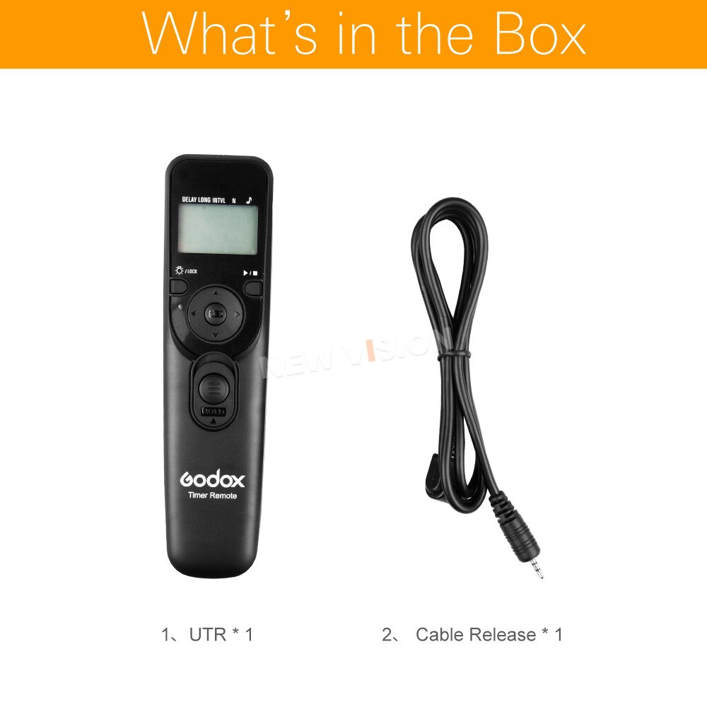 Godox UTR-C1/C3/N1/N3/S1 Digitale Timer Afstandsbe... – Grandado