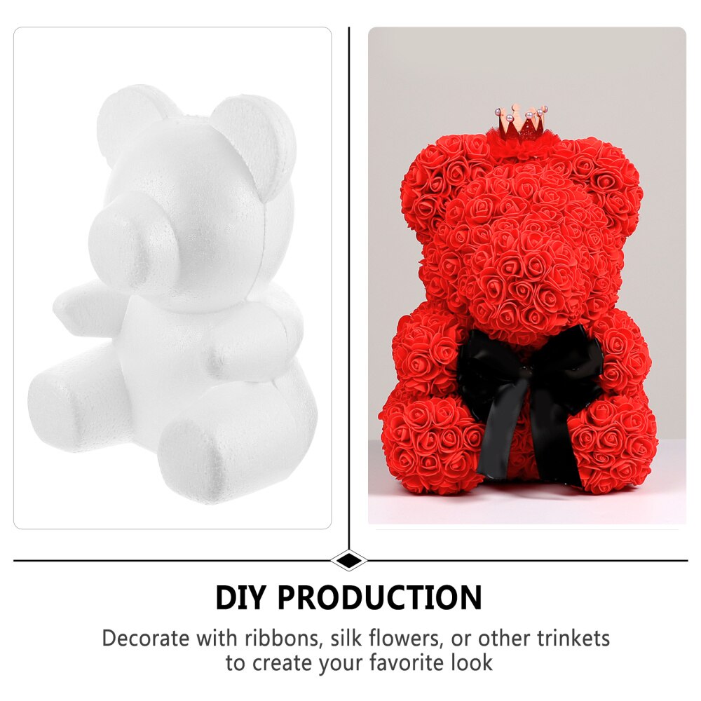 Bear Shaped Styrofoam DIY Polystyrene Modelling fo... – Grandado