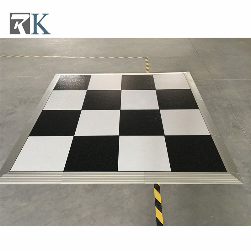 white outdoor PVC dance floor Scratch resistant da... – Grandado