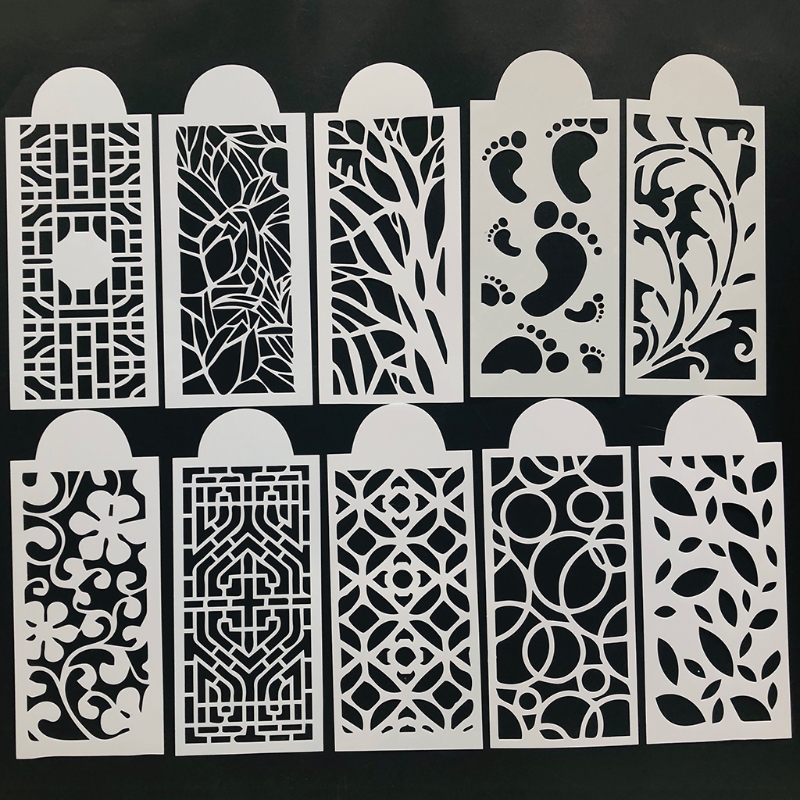 10pcs DIY Geometric Drawing Stencils Templates Emb... – Grandado