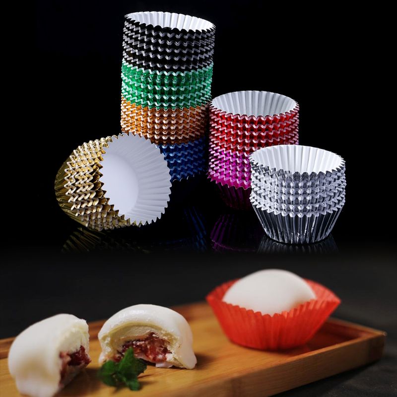 100PCS Paper Cupcake Cup Aluminium Foil Muffin Bak... – Vicedeal