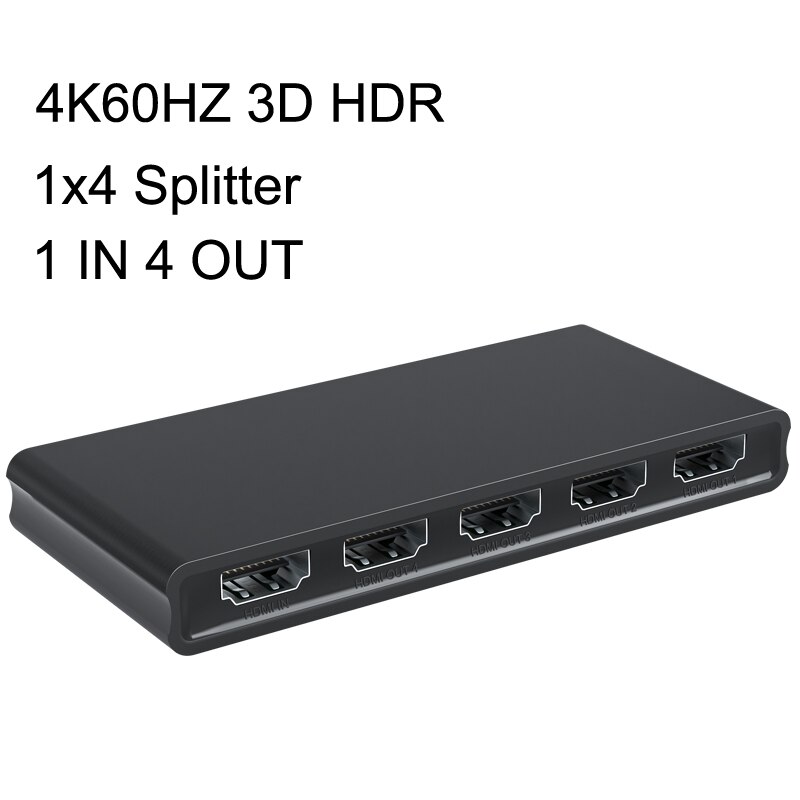 4K 60Hz Hdmi Splitter 1X2 Hdmi Switcher 5X1 Hdmi S... – Grandado