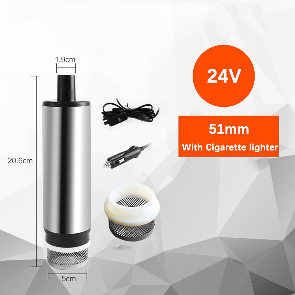 Dc 12V 24V Elektrische Brandstof Overdracht Pomp 3... – Grandado