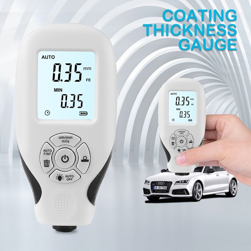 62KC Paint Coating Thickness Gauge Digital Mil Thi... – Grandado