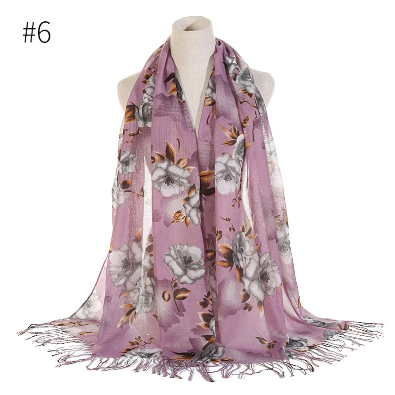Double-head Tassel foulard hijab Shawl Muslim Wome... – Grandado
