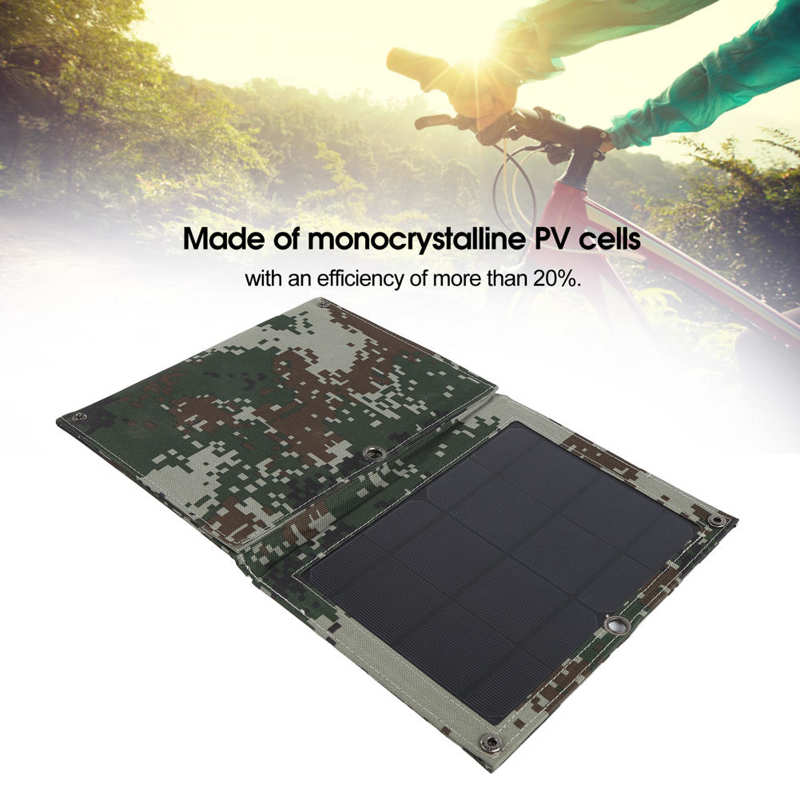21W Monocrystalline Solar Panel Foldable Dual USB ... – Grandado