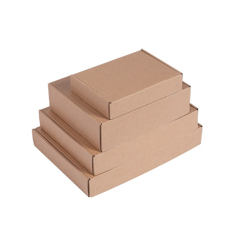 10Pcs Kraft Boxes 3 Layers Corrugated Paper Box Th... – Vicedeal