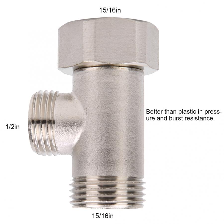 7/8 Brass Diverter Valve T Adapter Shower Head Wat... – Grandado