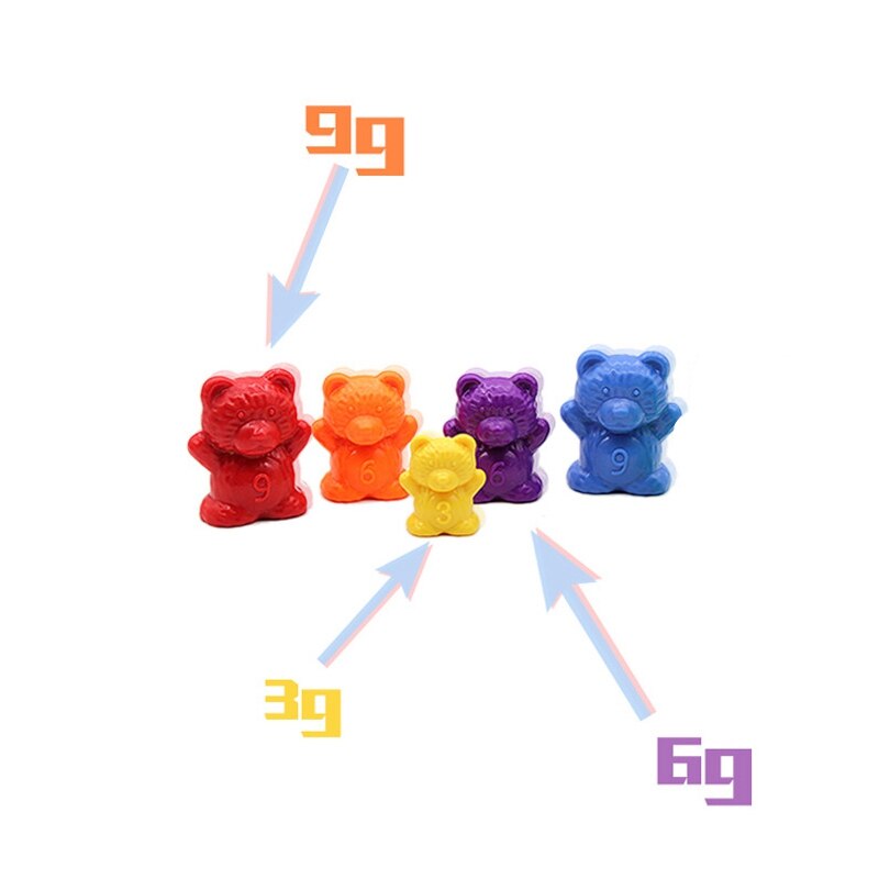 Counting Bear Game Weight Baby Toy 3G/6G/9G/12G Ki... – Grandado