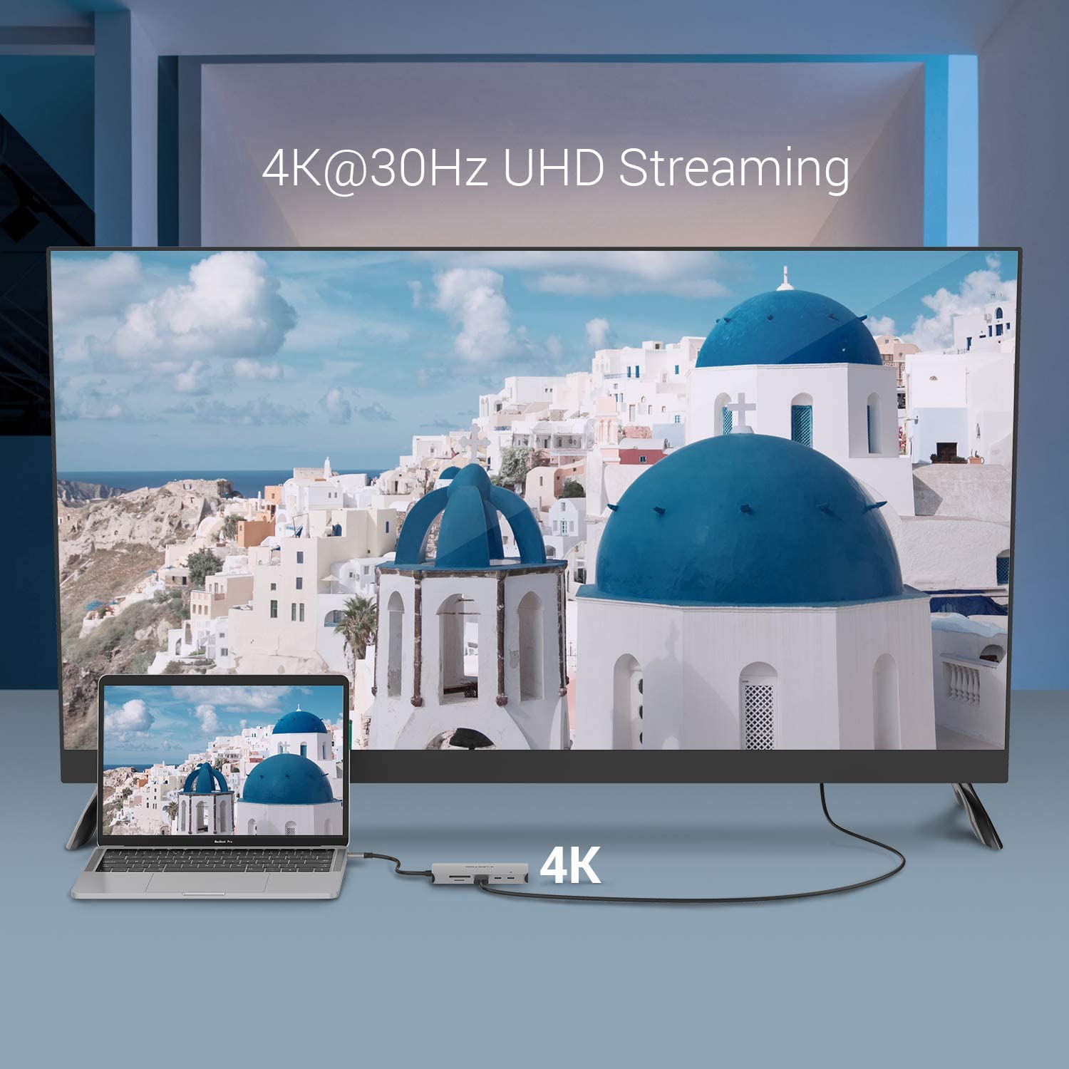 Usb C Hub Met 4K Hdmi, Gigabit Ethernet, Dual Kaar... – Grandado